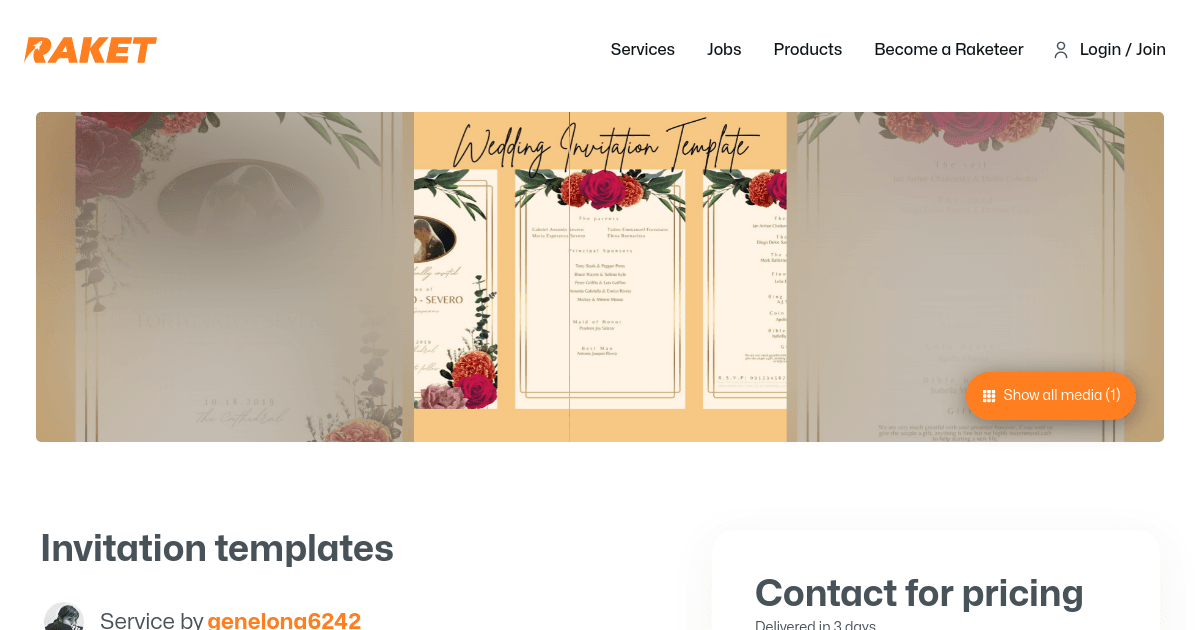 Invitation templates by genelona6242 - Raket.PH