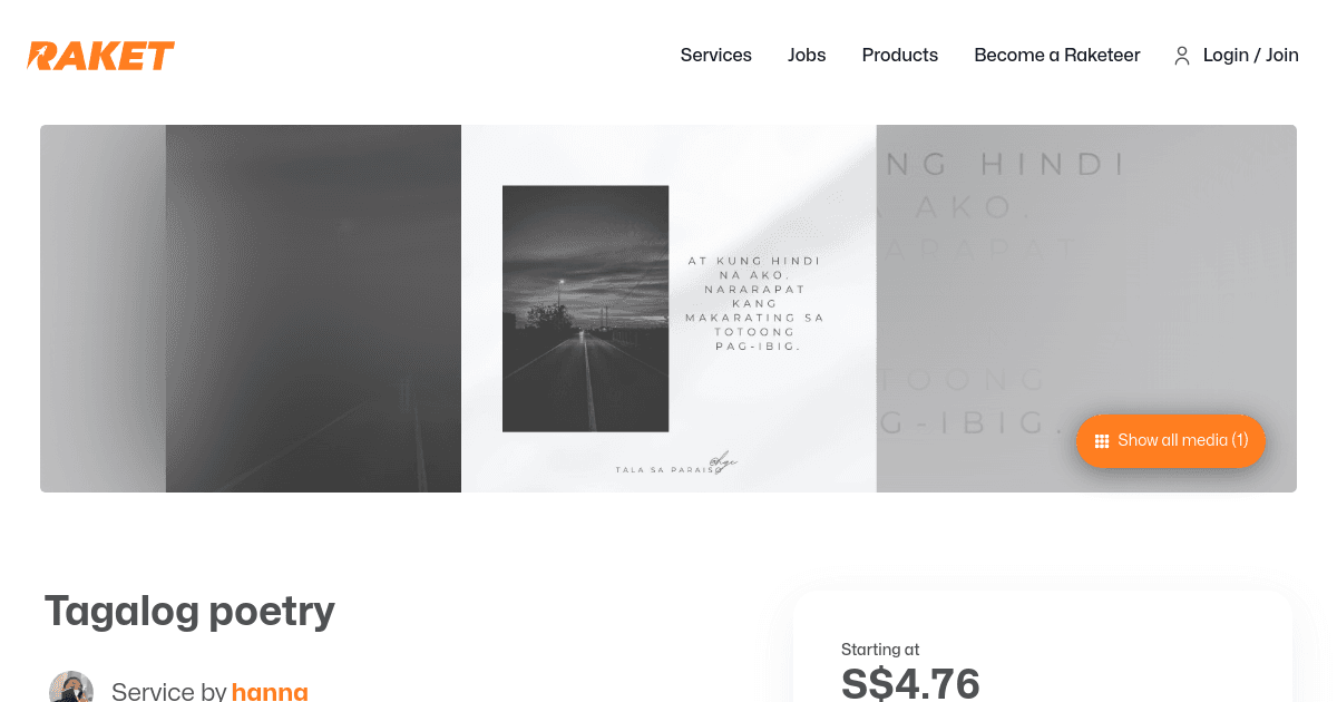 Tagalog poetry by hanna - Raket.PH