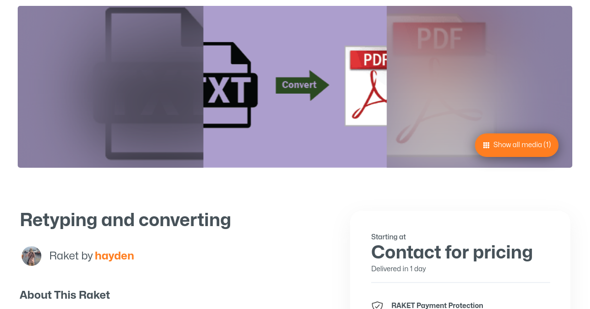 Retyping and converting by hayden - Raket.PH