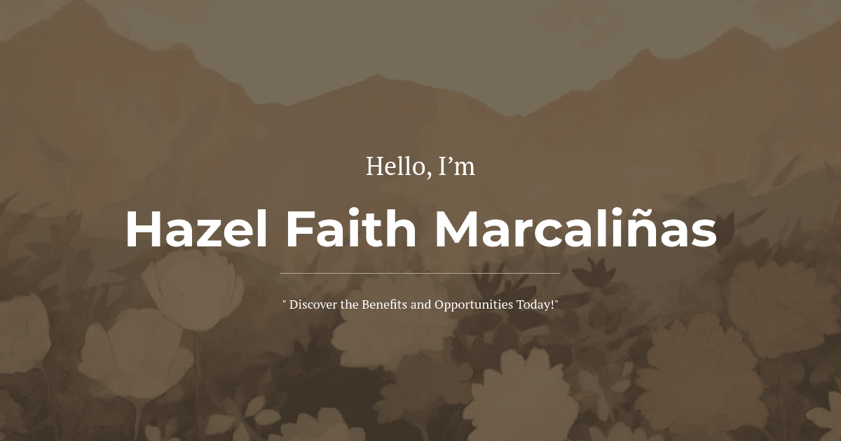 Hazel Faith Marcaliñas