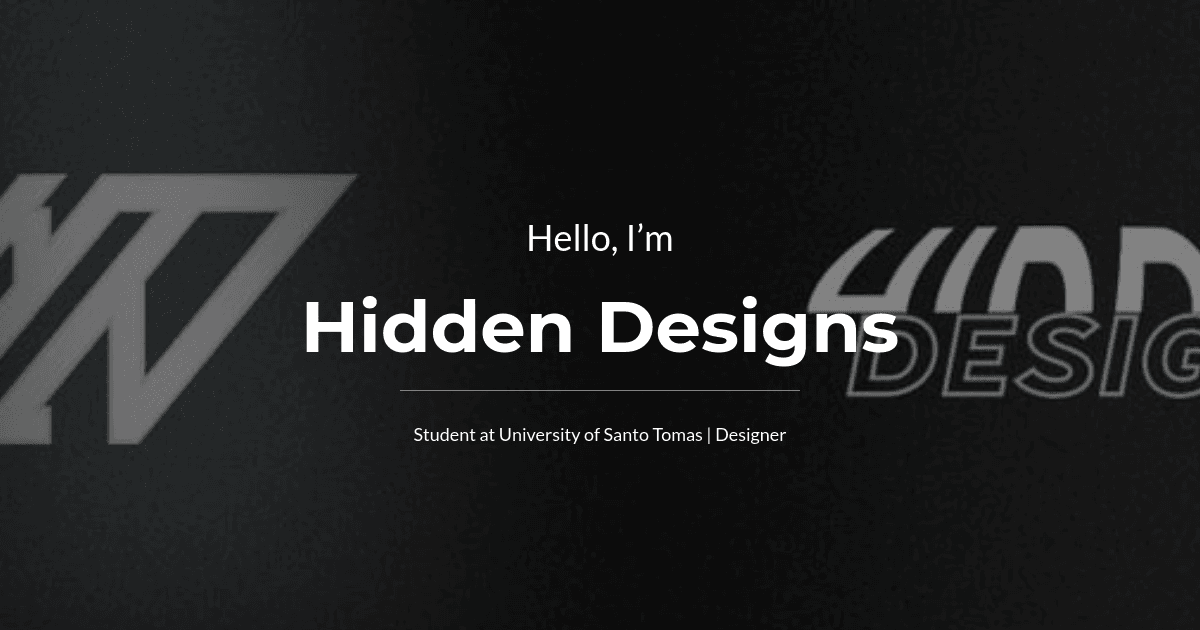 Hidden Designs