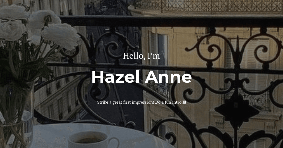 Hazel Anne