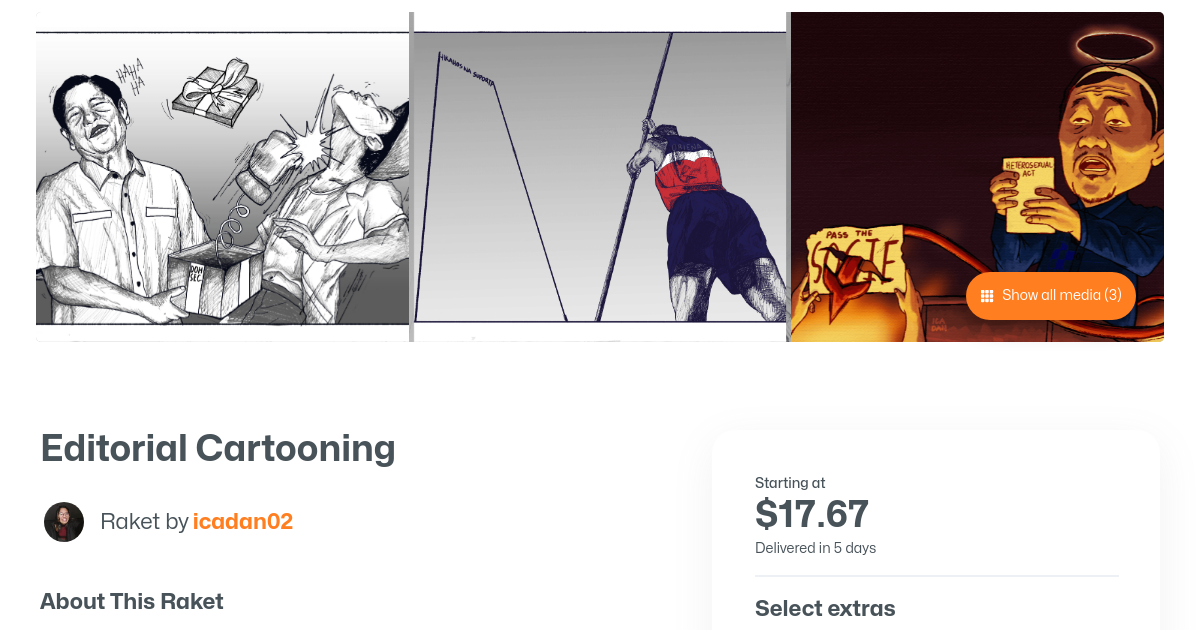 Editorial Cartooning by icadan02 - Raket.PH