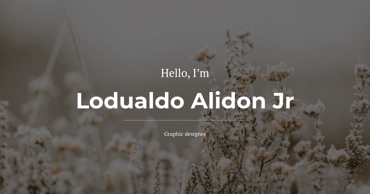 Lodualdo Alidon Jr