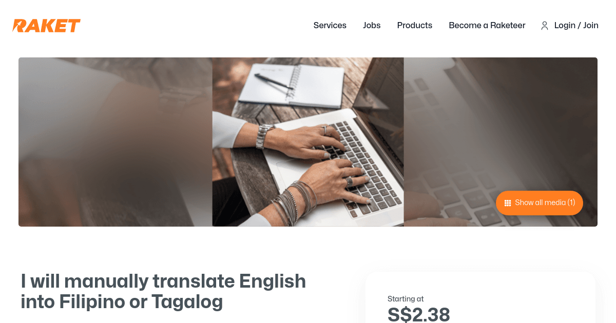 I will manually translate English into Filipino or Tagalog by ...