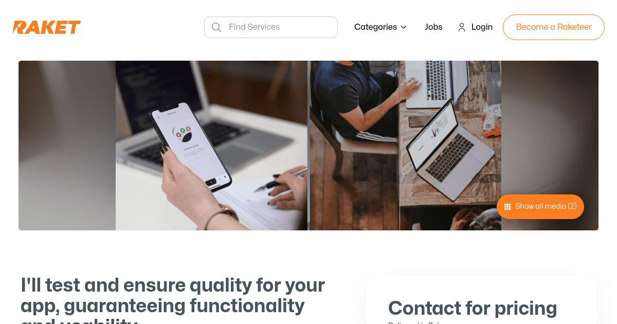 I'll test and ensure quality for your app, guaranteeing functionality ...