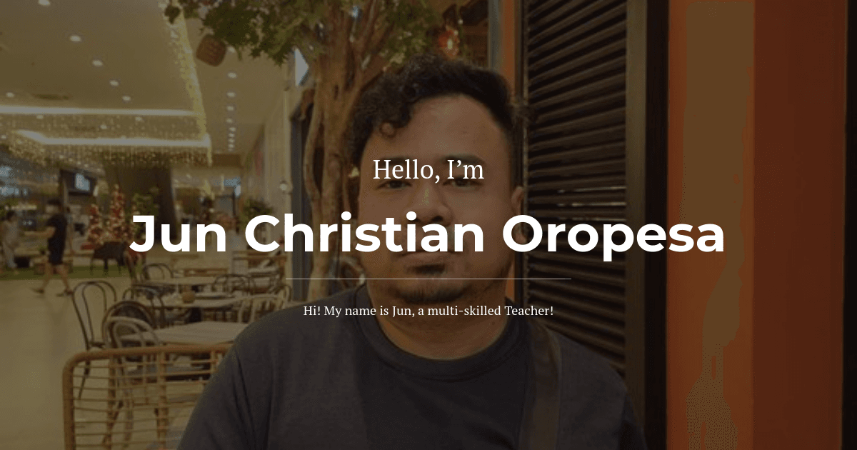 Jun Christian Oropesa