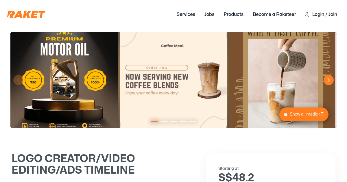 LOGO CREATOR/VIDEO EDITING/ADS TIMELINE by jeffersonpalmones13 - Raket.PH