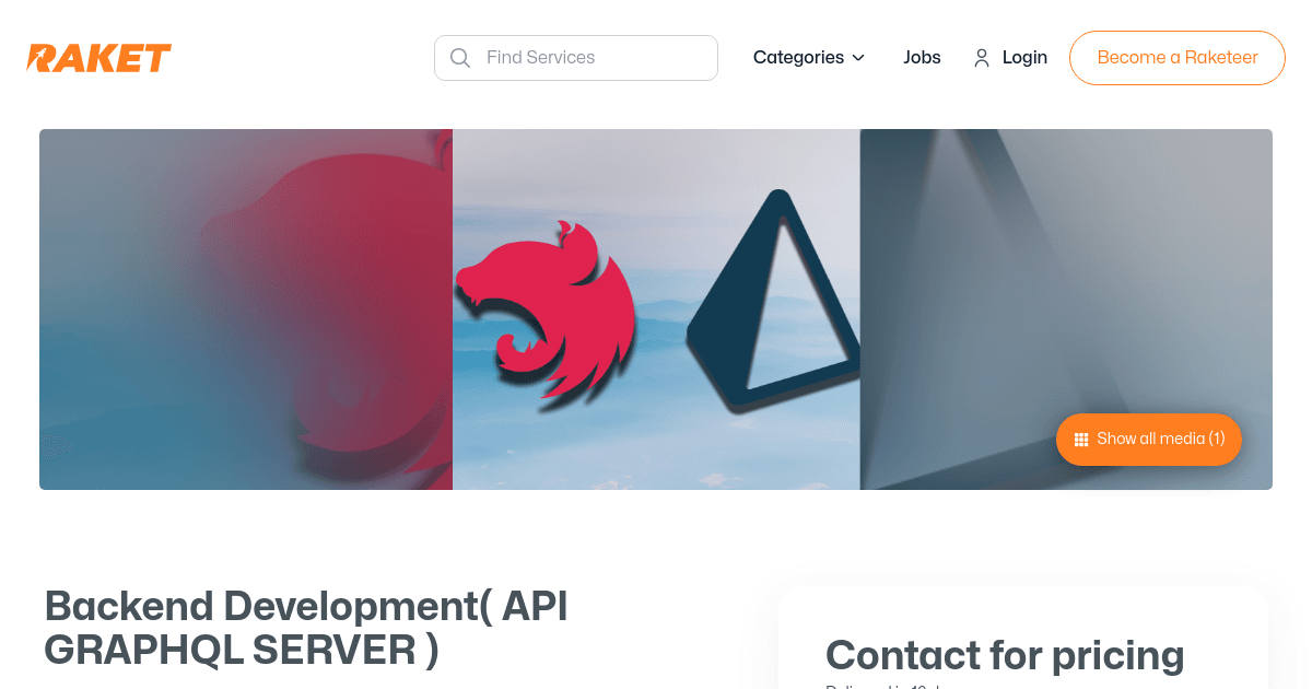 Backend Development( API GRAPHQL SERVER ) by jjg - Raket.PH