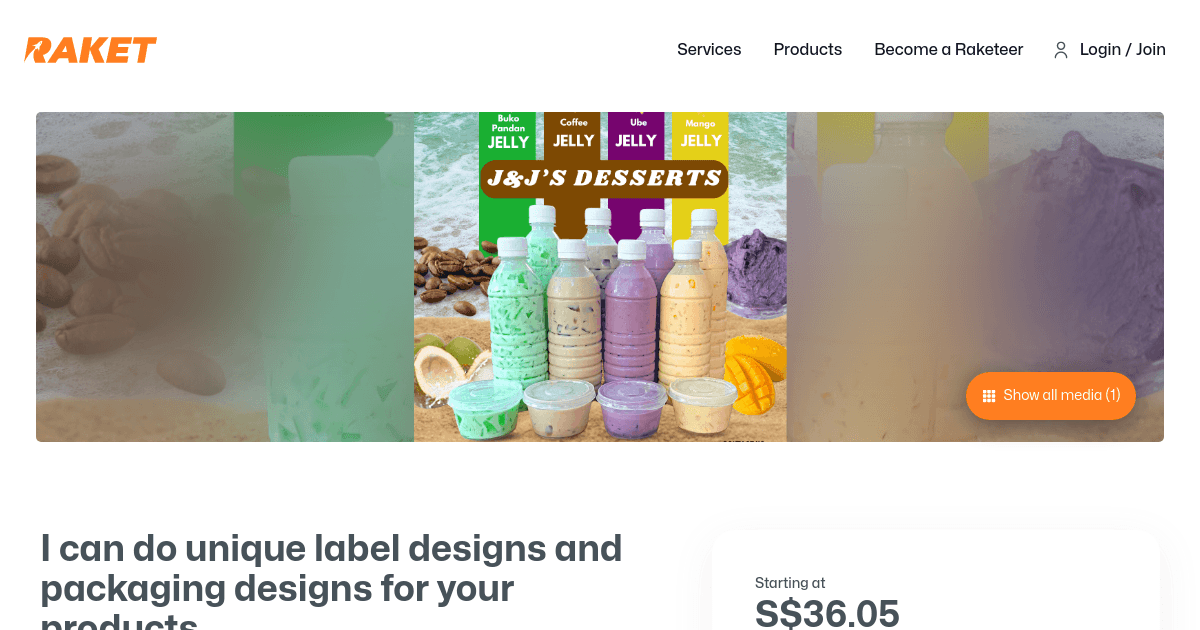 I can do unique label designs and packaging designs for your products ...