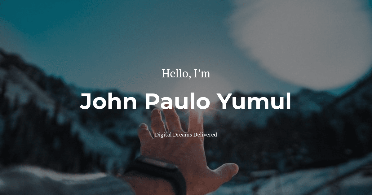 John Paulo Yumul