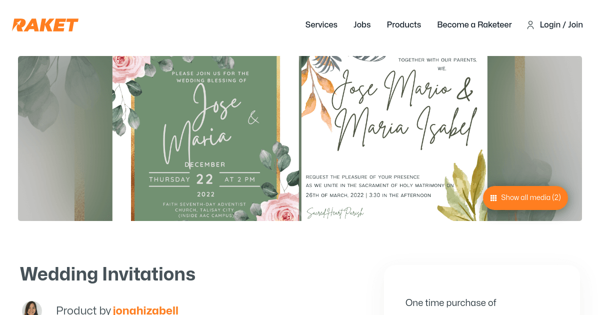 Wedding Invitations by jonahizabell - Raket.PH