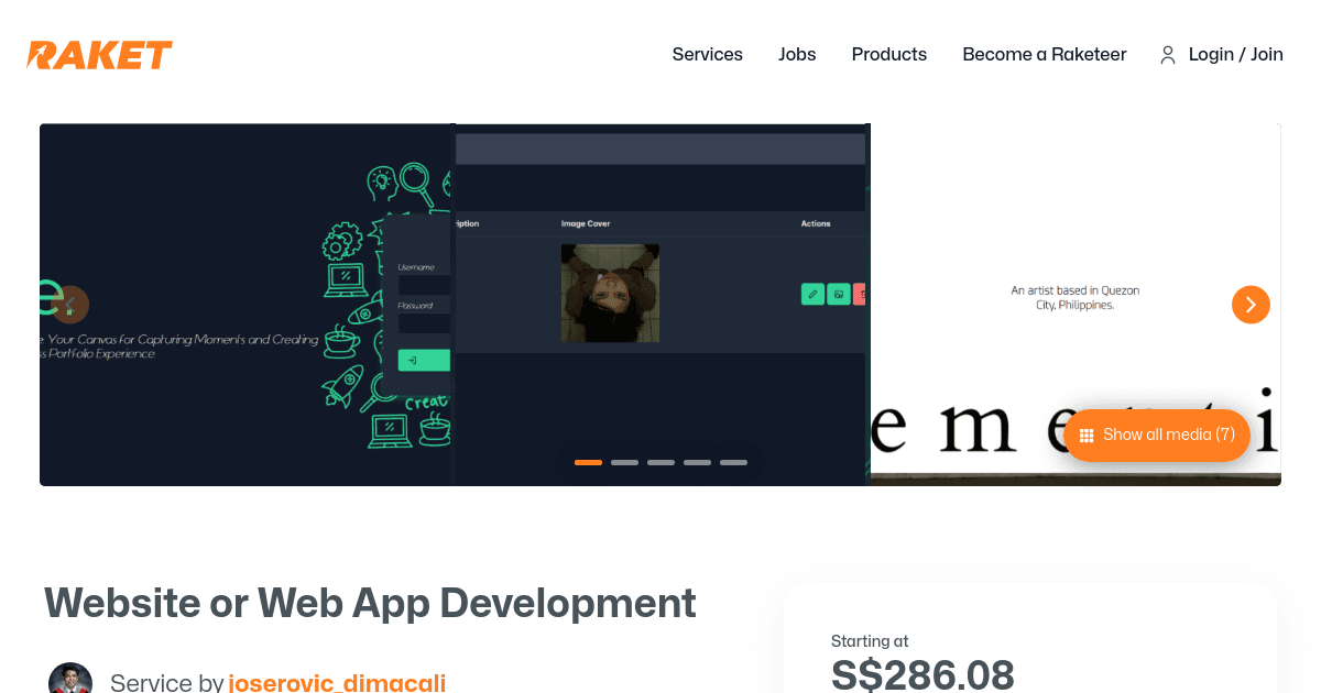 Website or Web App Development by joserovic_dimacali - Raket.PH