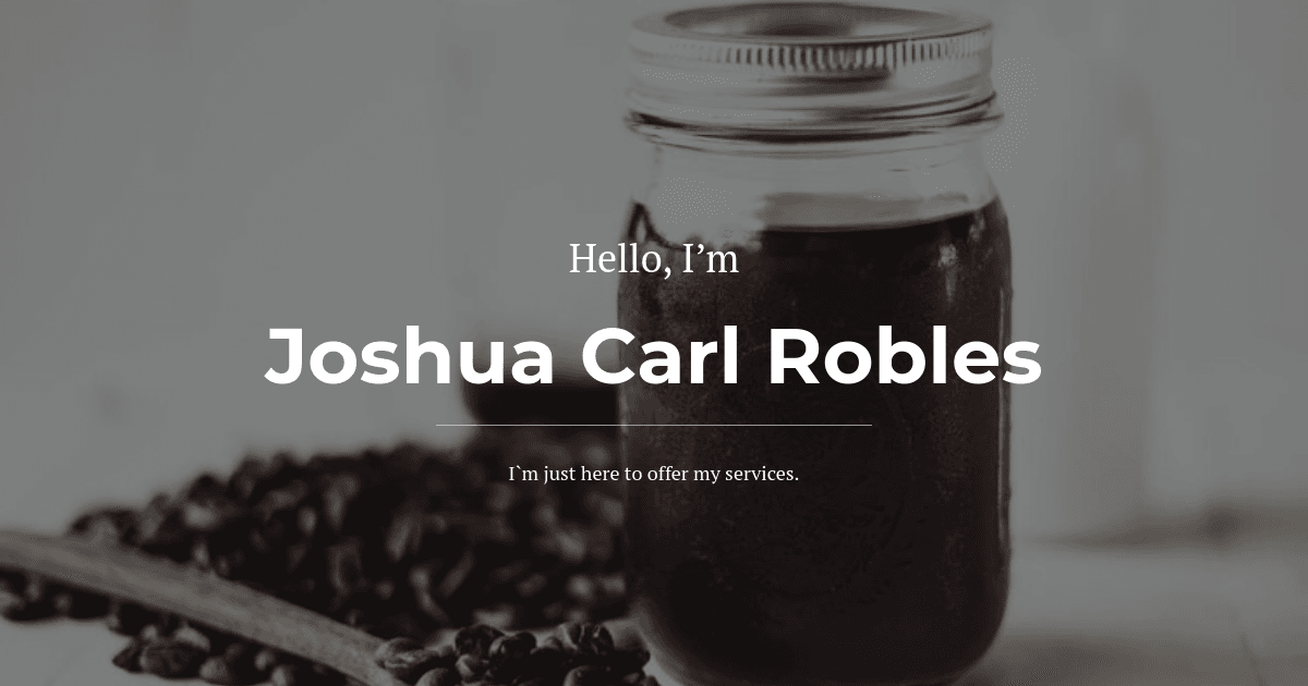 Joshua Carl Robles