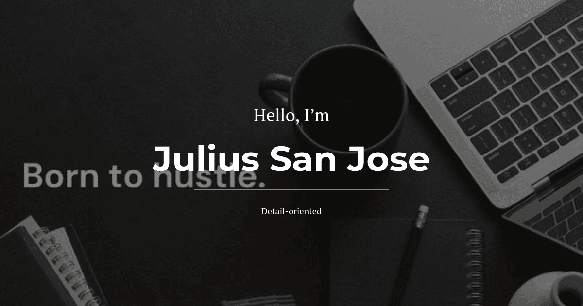 Julius San Jose
