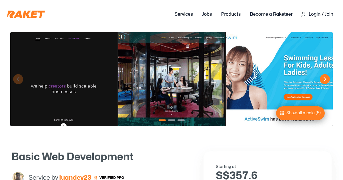 Static Website by juandev23 - Raket.PH