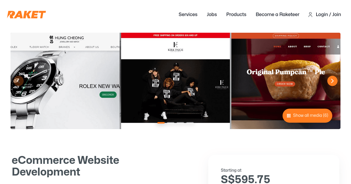 eCommerce Website by juandev23 - Raket.PH