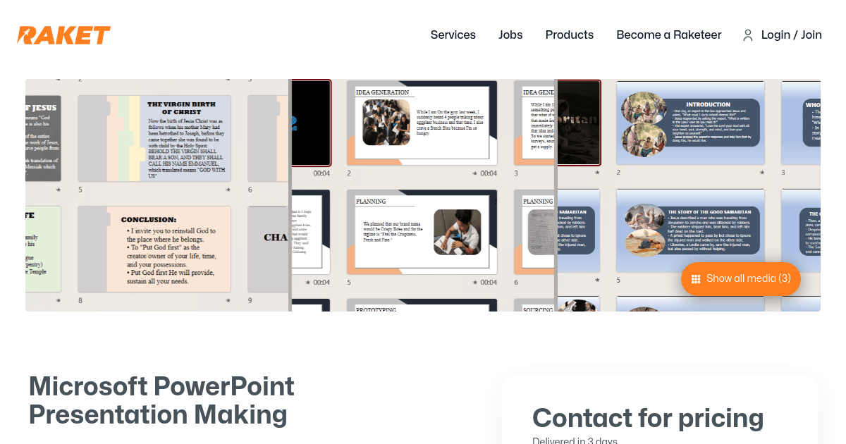 Microsoft PowerPoint Presentation Making by jumaicapaisano3 - Raket.PH