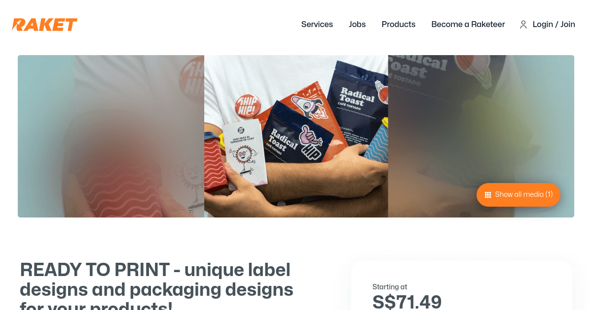 READY TO PRINT - unique label designs and packaging designs for your ...