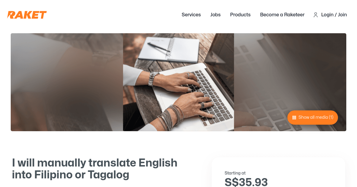 I will manually translate English into Filipino or Tagalog by ...