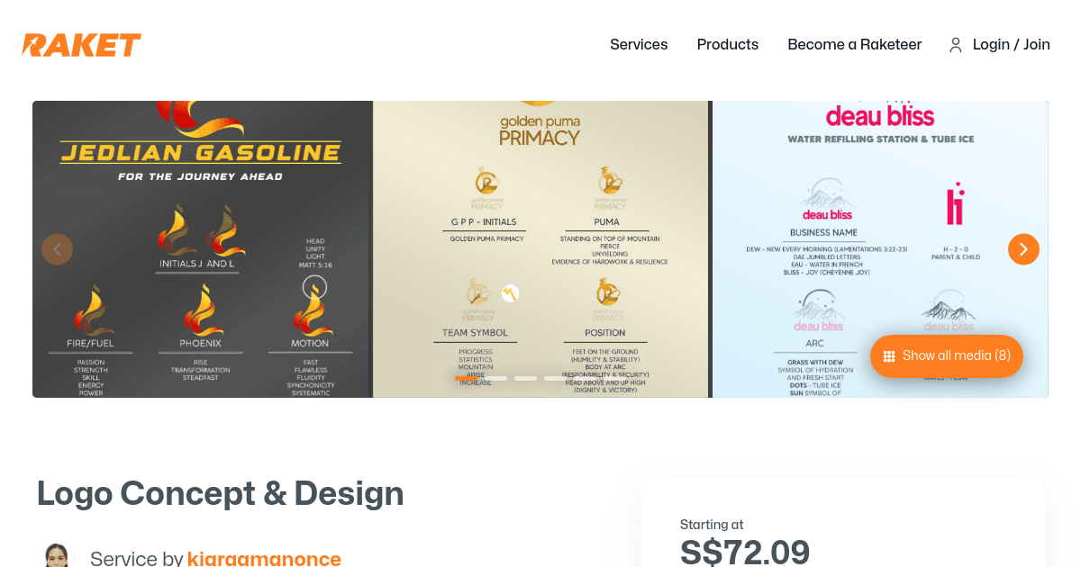 Logo Concept & Design by kiaraamanonce - Raket.PH