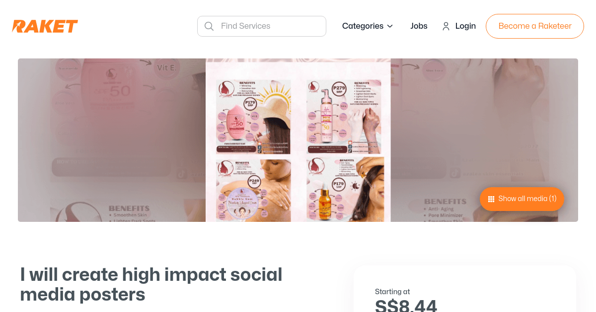 I will create high impact social media posters by krishane_mie - Raket.PH