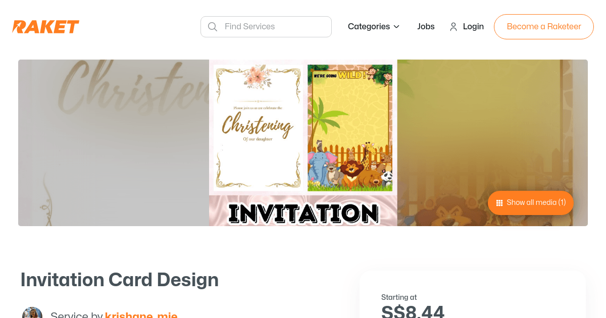 Invitation Card Design by krishane_mie - Raket.PH