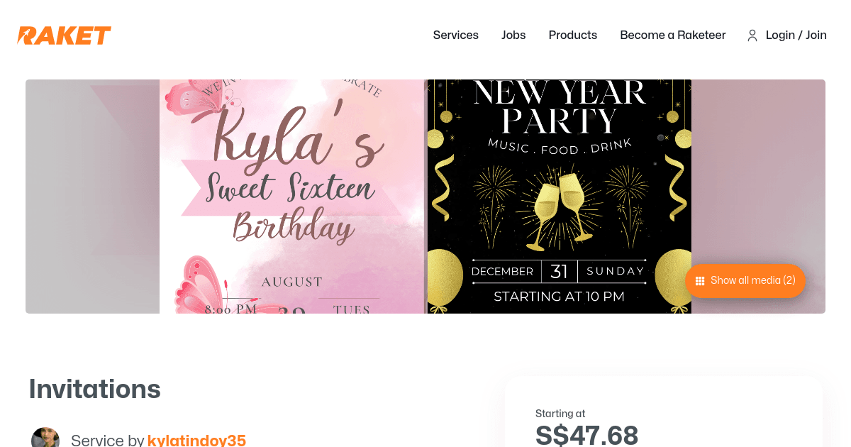 Invitations by kylatindoy35 - Raket.PH