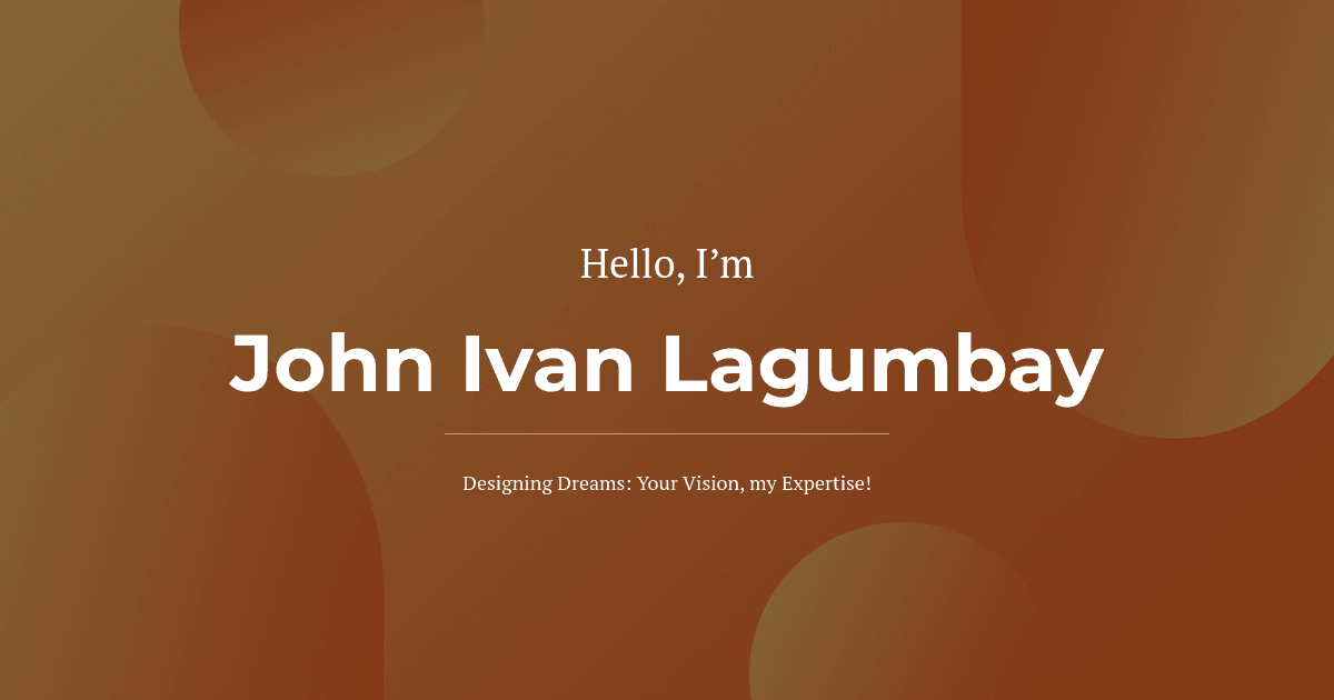 John Ivan Lagumbay