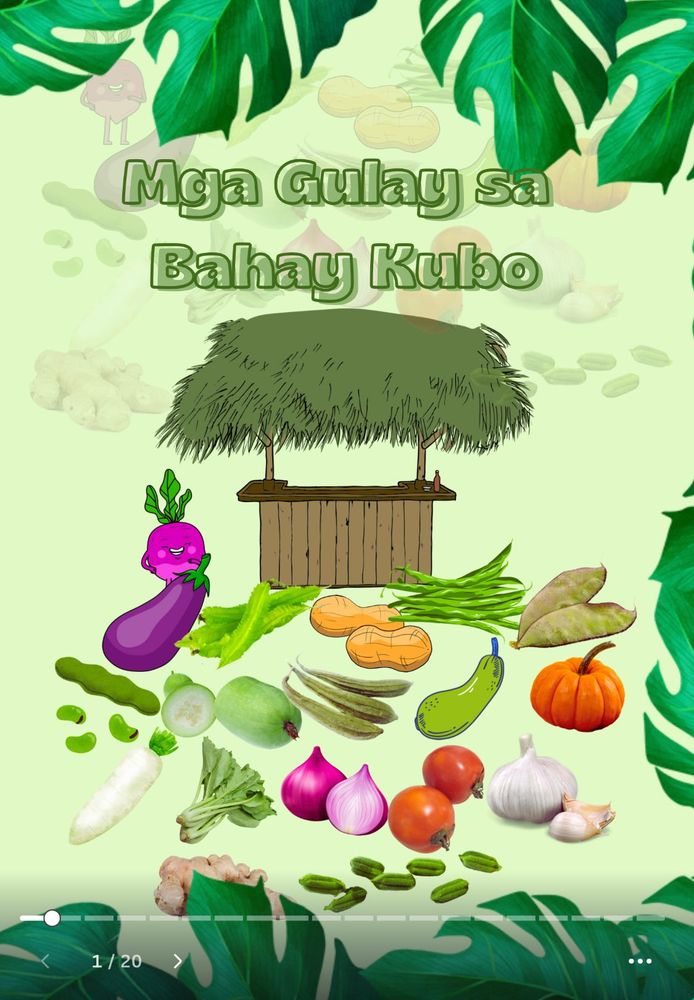 Gulay Sa Bahay Kubo Fruits And Vegetables In The Philippine Folk Song
