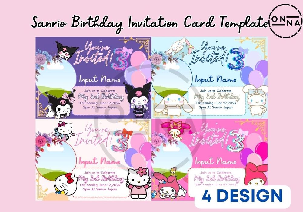 Hello Kitty Invitation Card Printable FREE 16+ Creative Hello Kitty