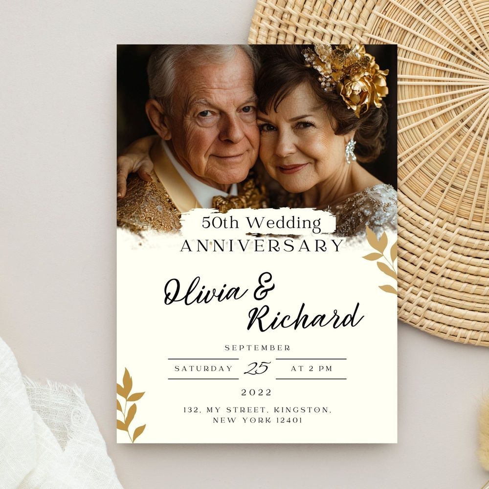 50th wedding invitations 60 photos - Astyledwedding.com