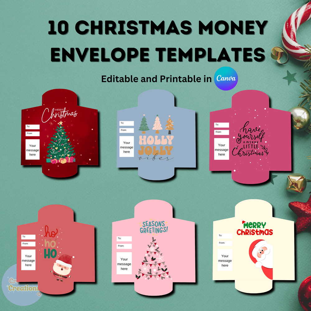 Envelopes Free Printable Christmas Templates Printable Christmas