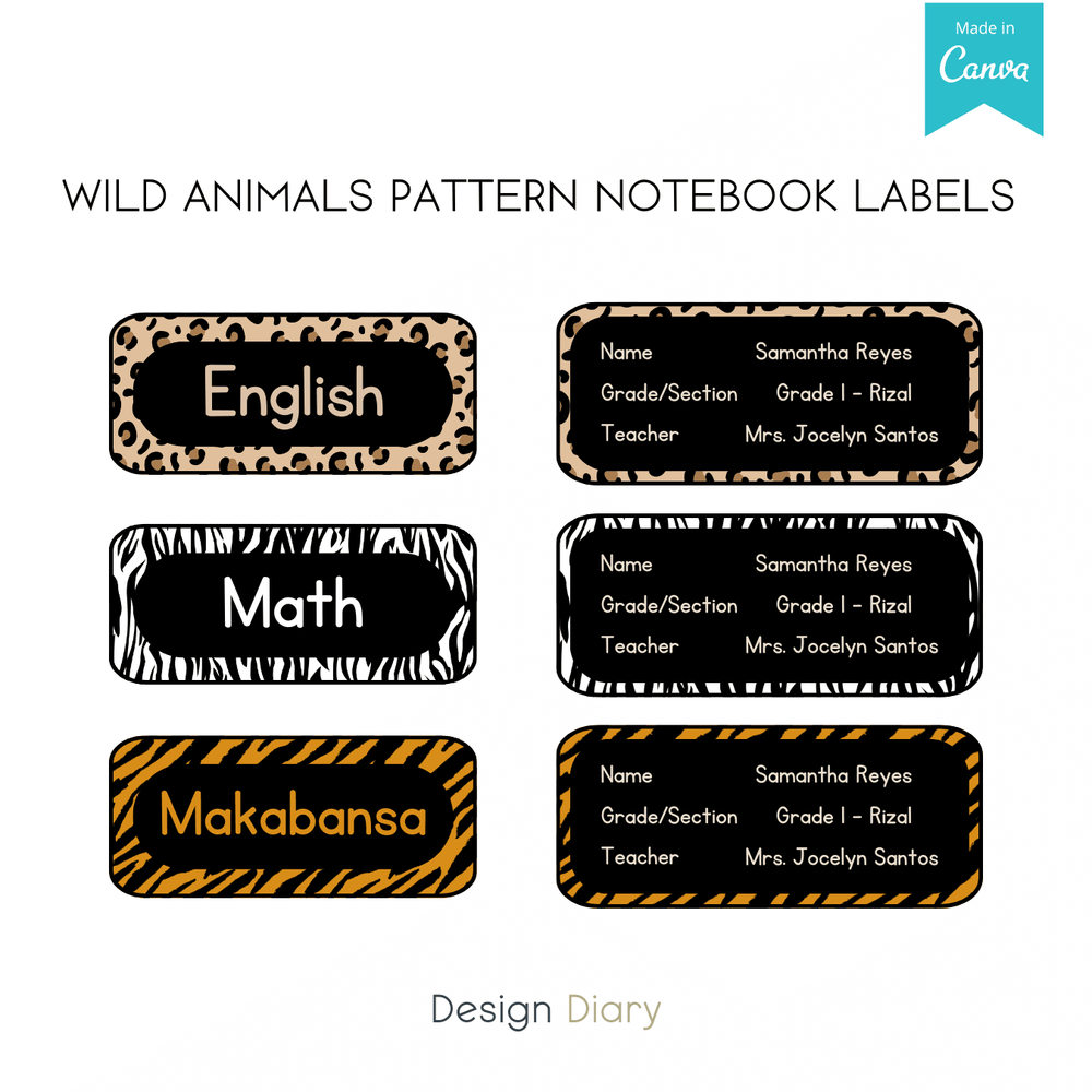 Animal Printable Labels