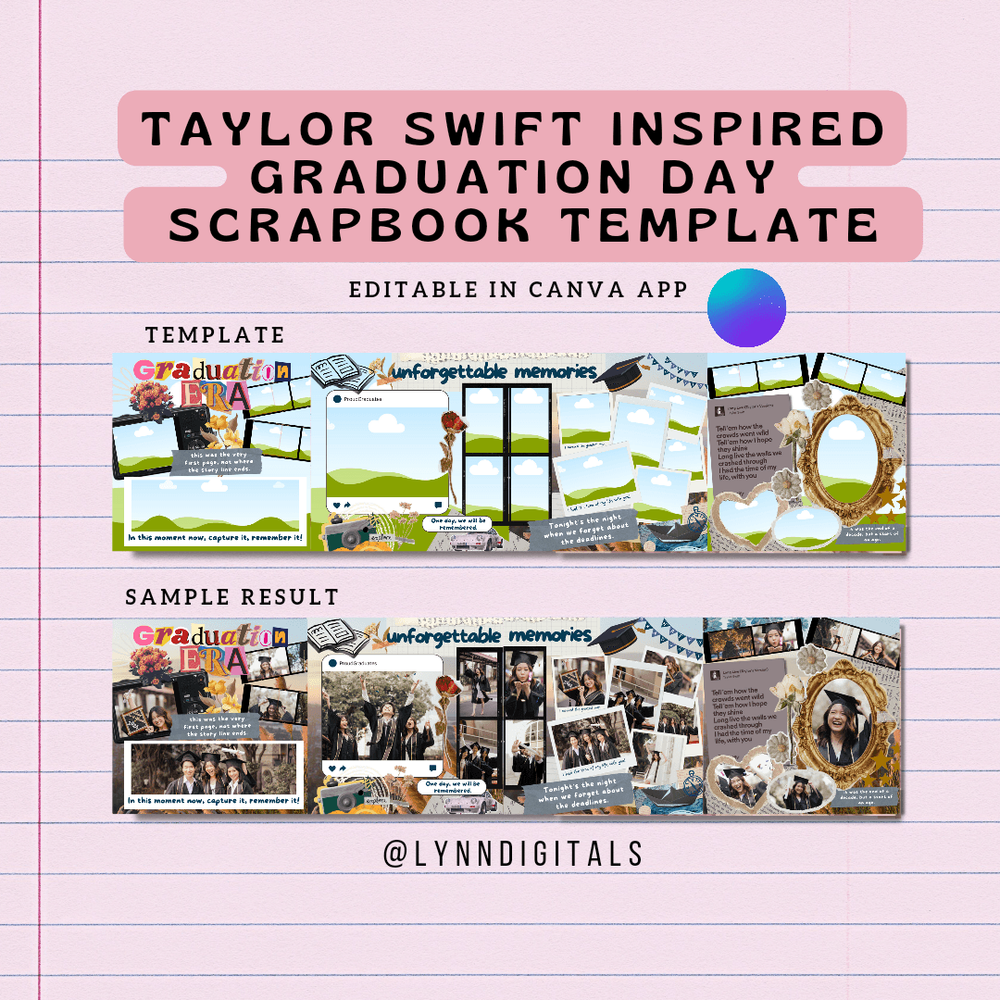 Digital Scrapbook Pages For Graduation