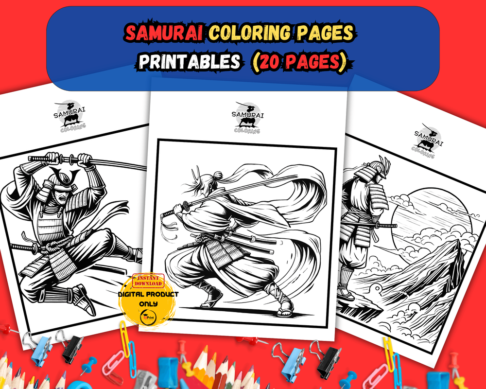 Samurai Coloring Pages Samurai Coloring Royalty Free Images, Stock