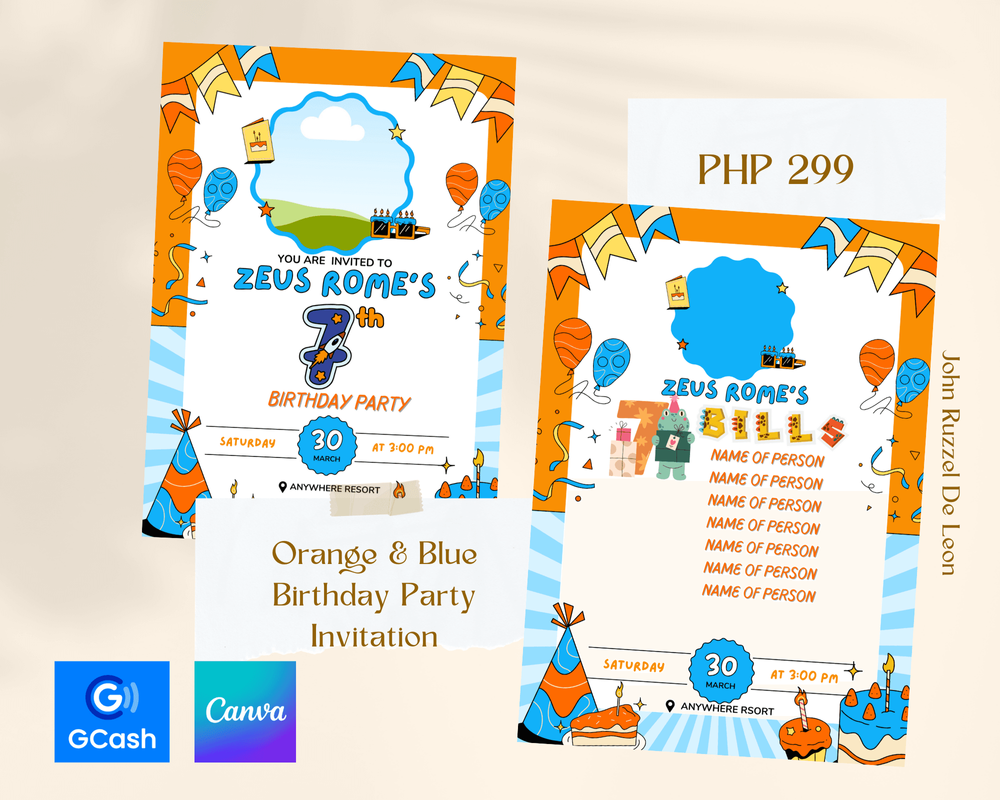 Percy Jackson Party Invitations