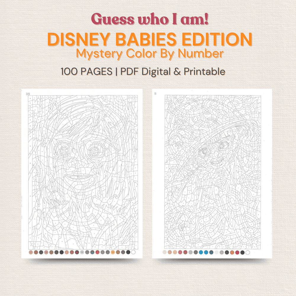 color by number disney coloring book