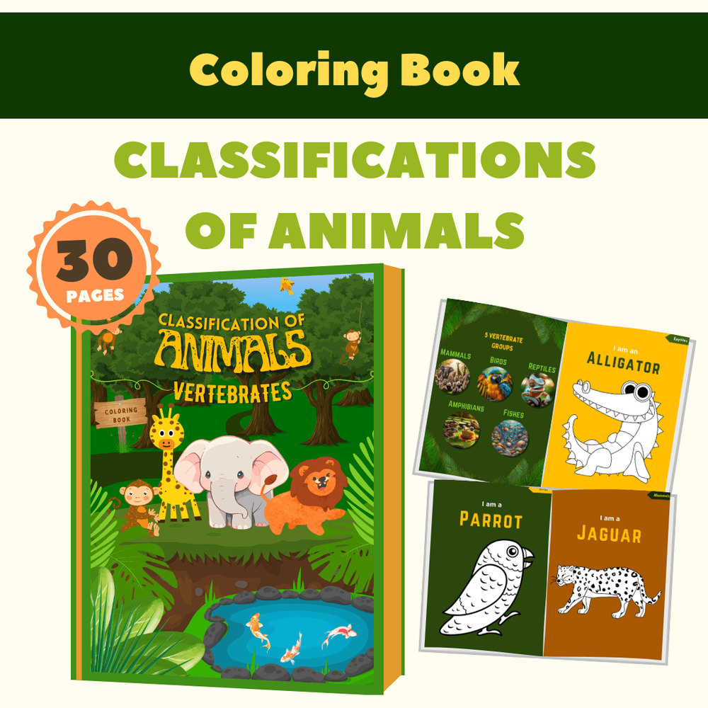 Coloring Pages Animal Classification Project [2025]