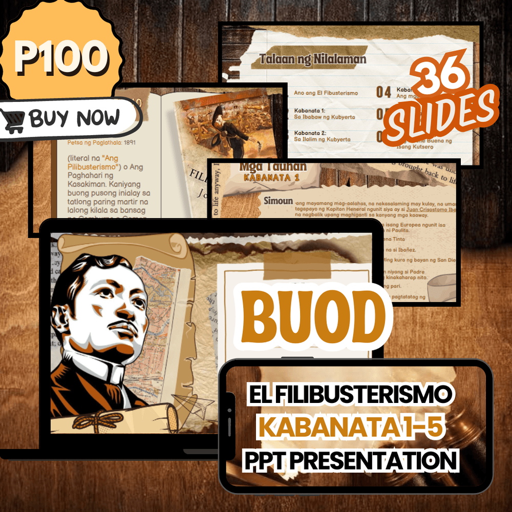 El Filibusterismo Kabanata 1 El Filibusterismo Buod Ng BUOD NG BAWAT