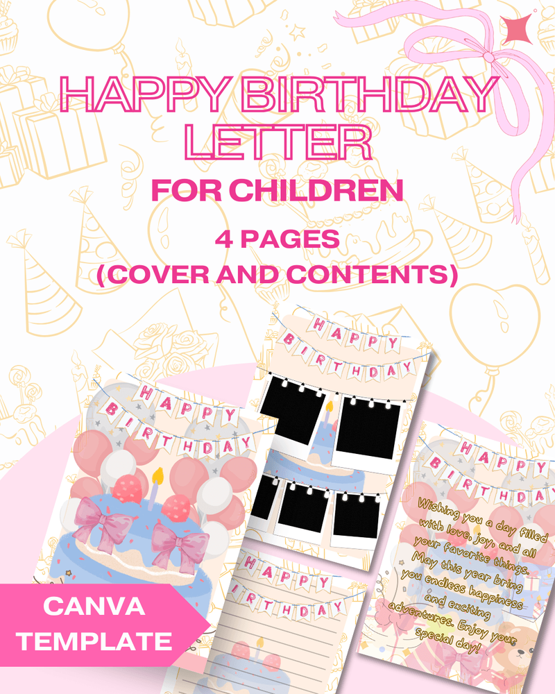 Birthday Card Letter Head