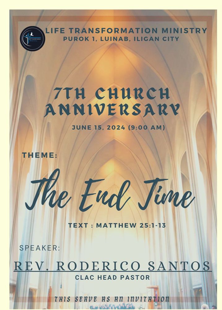 Church Anniversary Invitation Wording