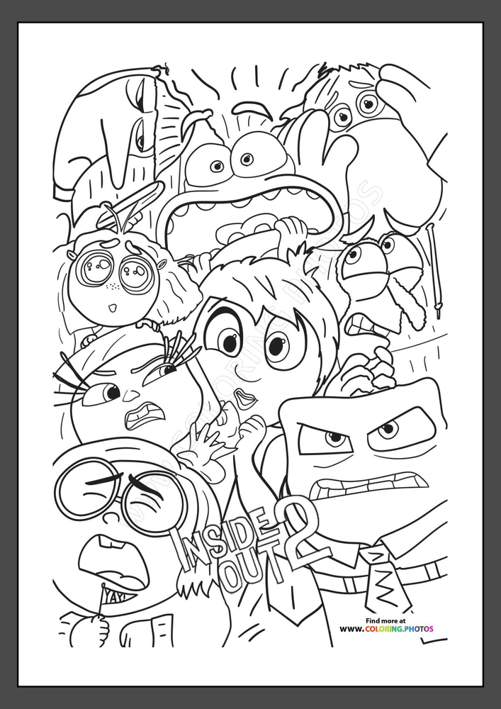 inside out characters coloring sheets
