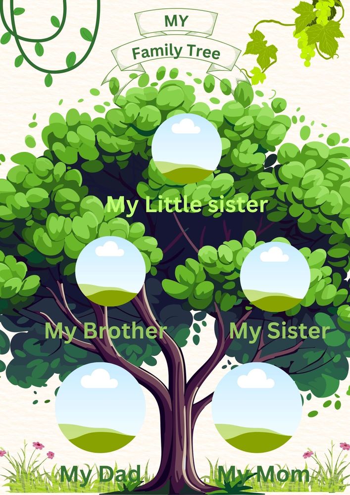 Family Tree Template For Preschool Family Tree Craft Superstar