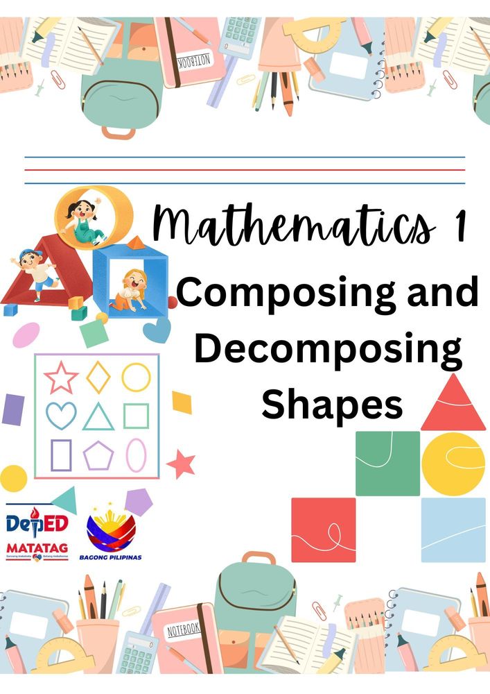 Composing And Decomposing Shapes Worksheets Finding Area By
