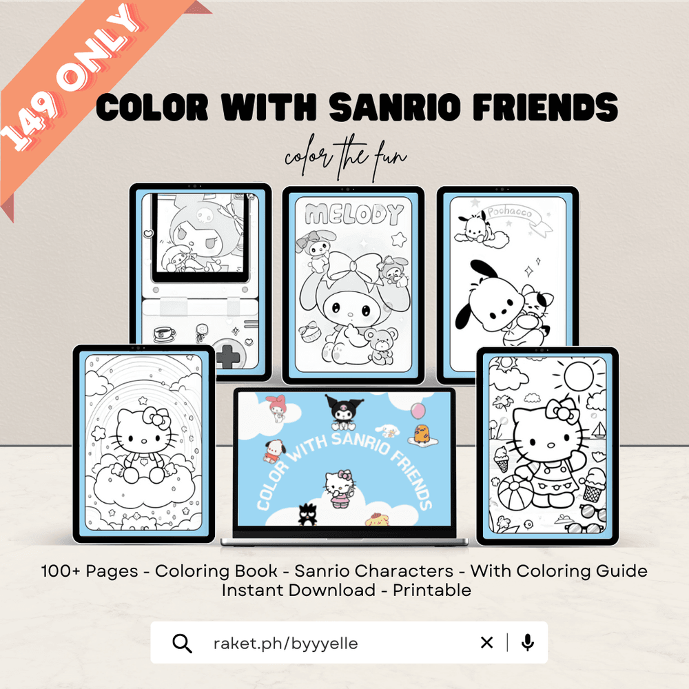 hello kitty computer coloring pages