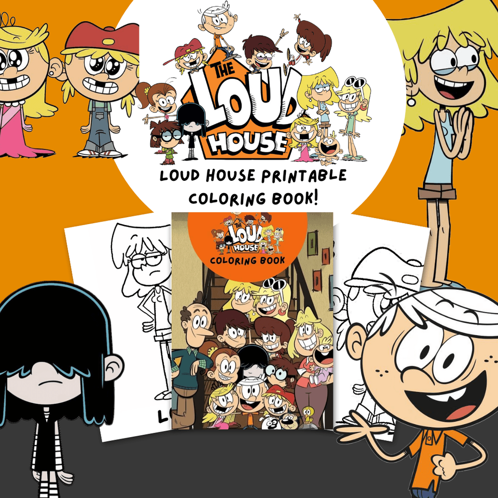 loud house family coloring pages