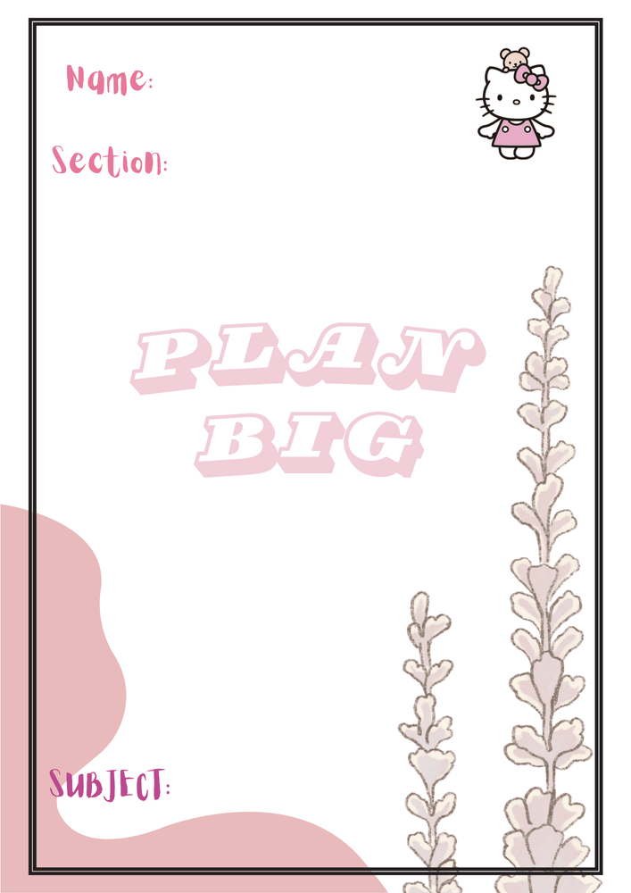 Large Hello Kitty Template