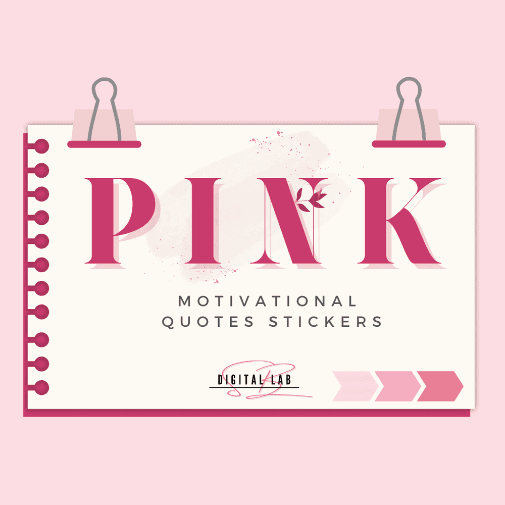 Pink Motivational Quotes
