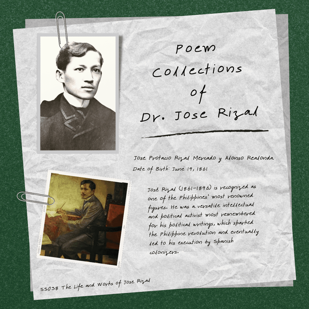 Jose Rizal Poems